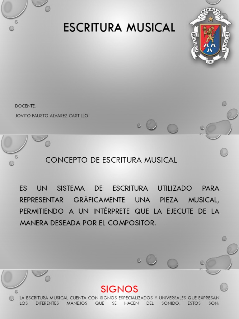 Escritura Musical | PDF