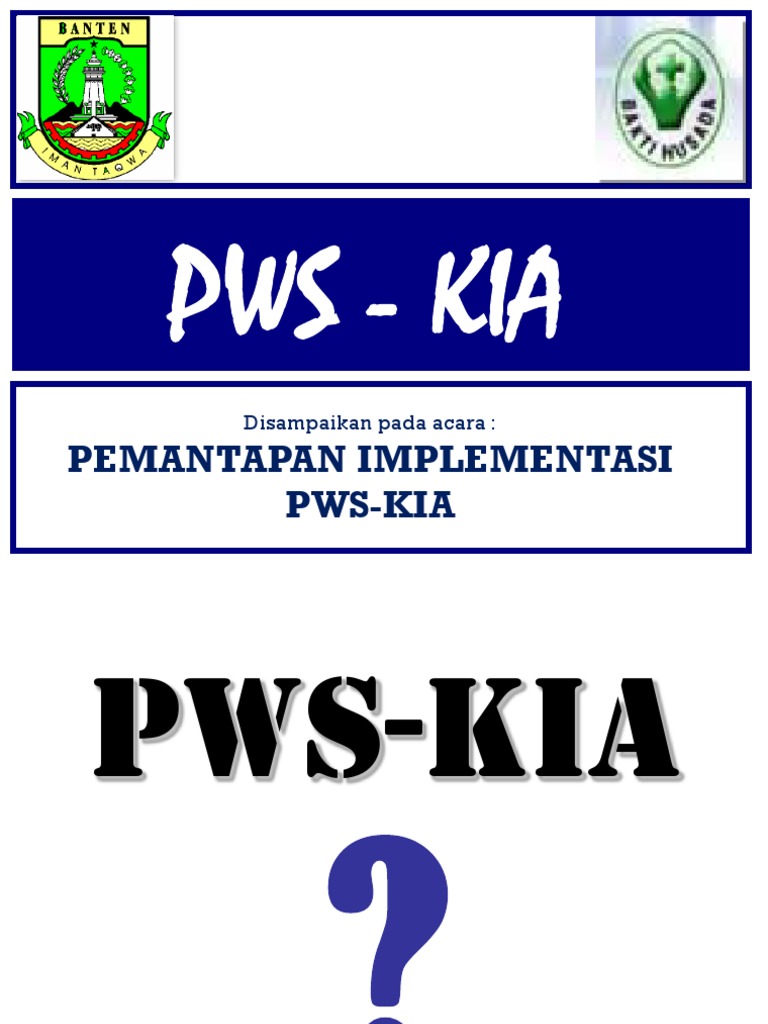 Pengertian PWS-KIA | PDF
