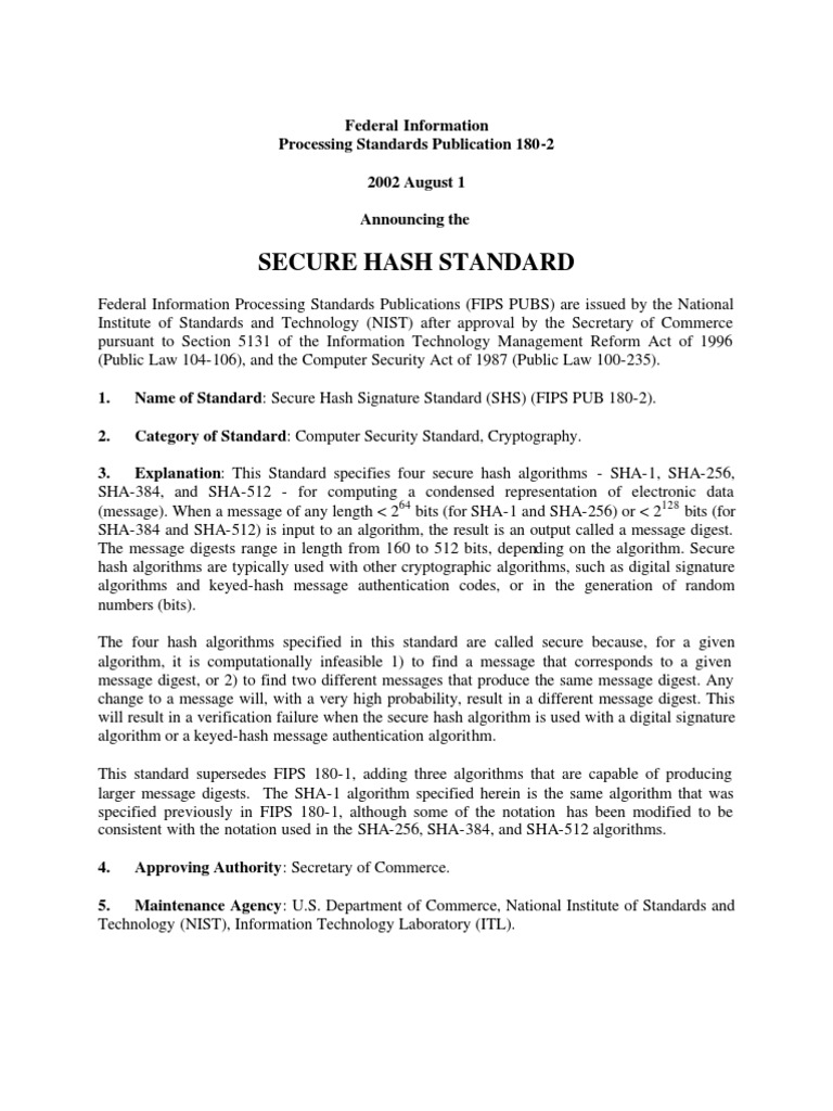 Sha Algorithms Explained Pdf Cryptography Areas Of Computer Science