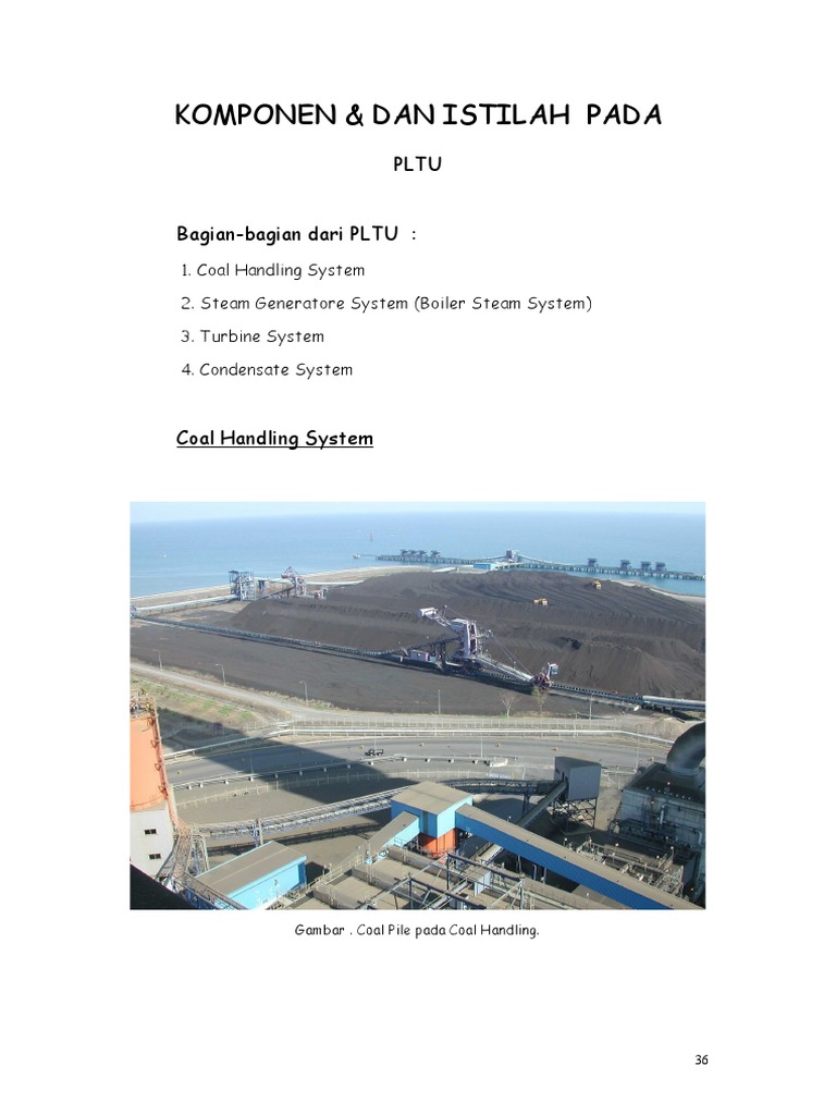 Komponen & Istilah Pada Pltu | PDF