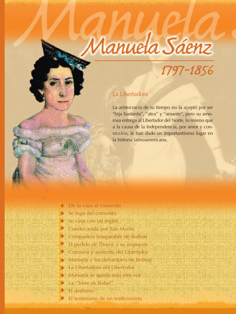 Manuela Saenz - 8 PDF | PDF | Conflicto armado | Agitación