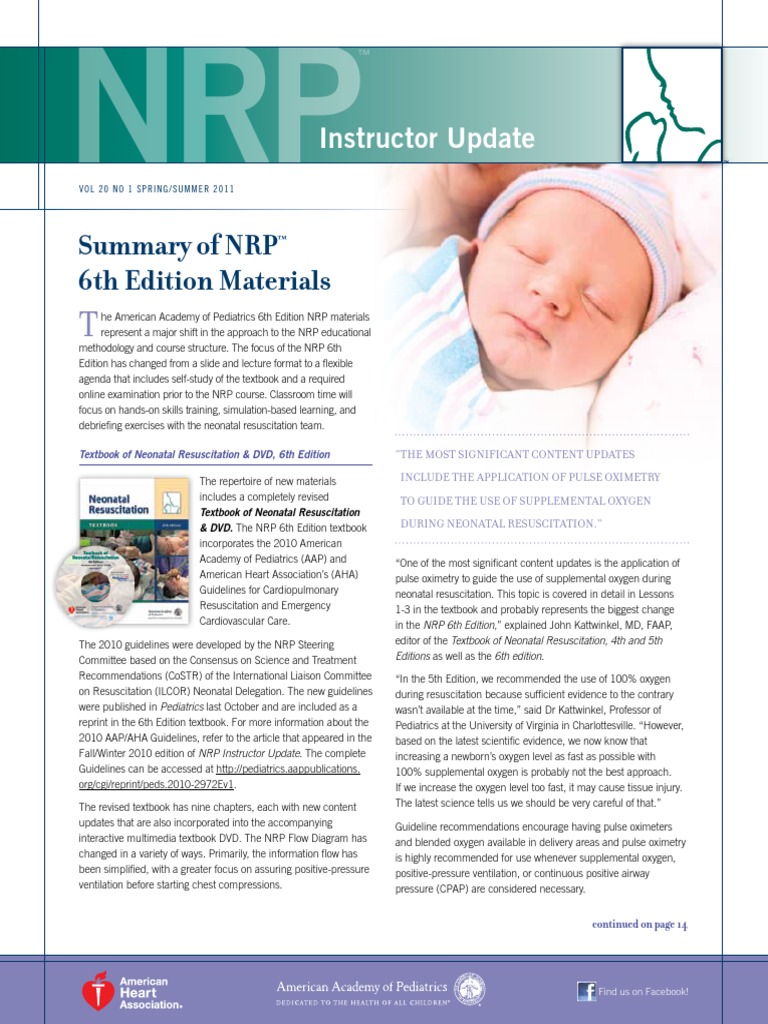 Summary of NRP 6th Edition Materials: Instructor Update | PDF | E Books ...