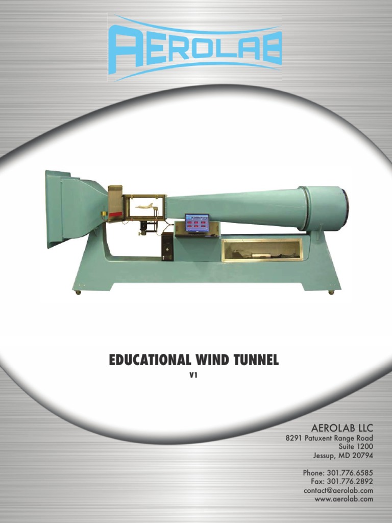 Aerolab Ewt Brochure 4 | Download Free PDF | Wind Tunnel | Airfoil