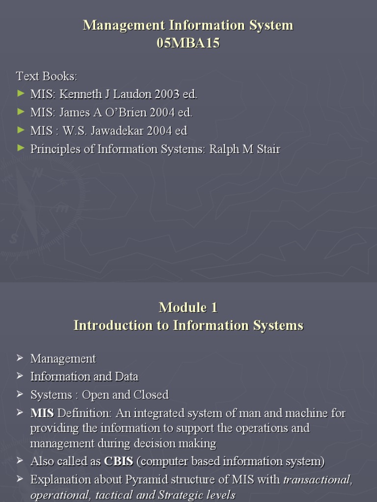 Mis I Mba | PDF | Information System | Input/Output