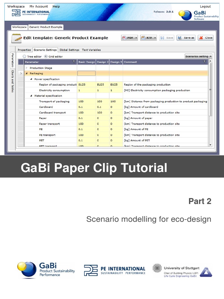 GaBi Paperclip Tutorial Part2 PDF | PDF | Tab (Gui) | Parameter (Computer Programming)