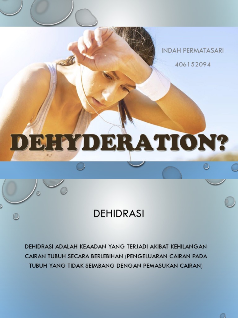 Jenis dan Gejala Dehidrasi | PDF