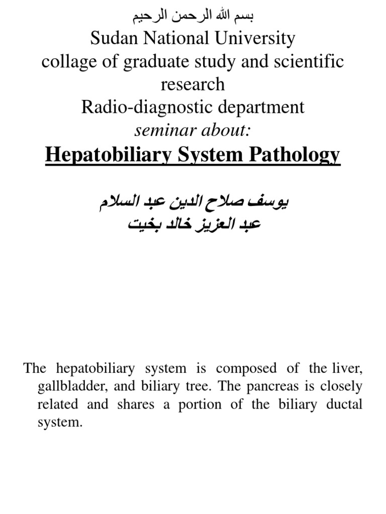 Hepatobiliary System Pathology Overview | PDF | Liver | Pancreas