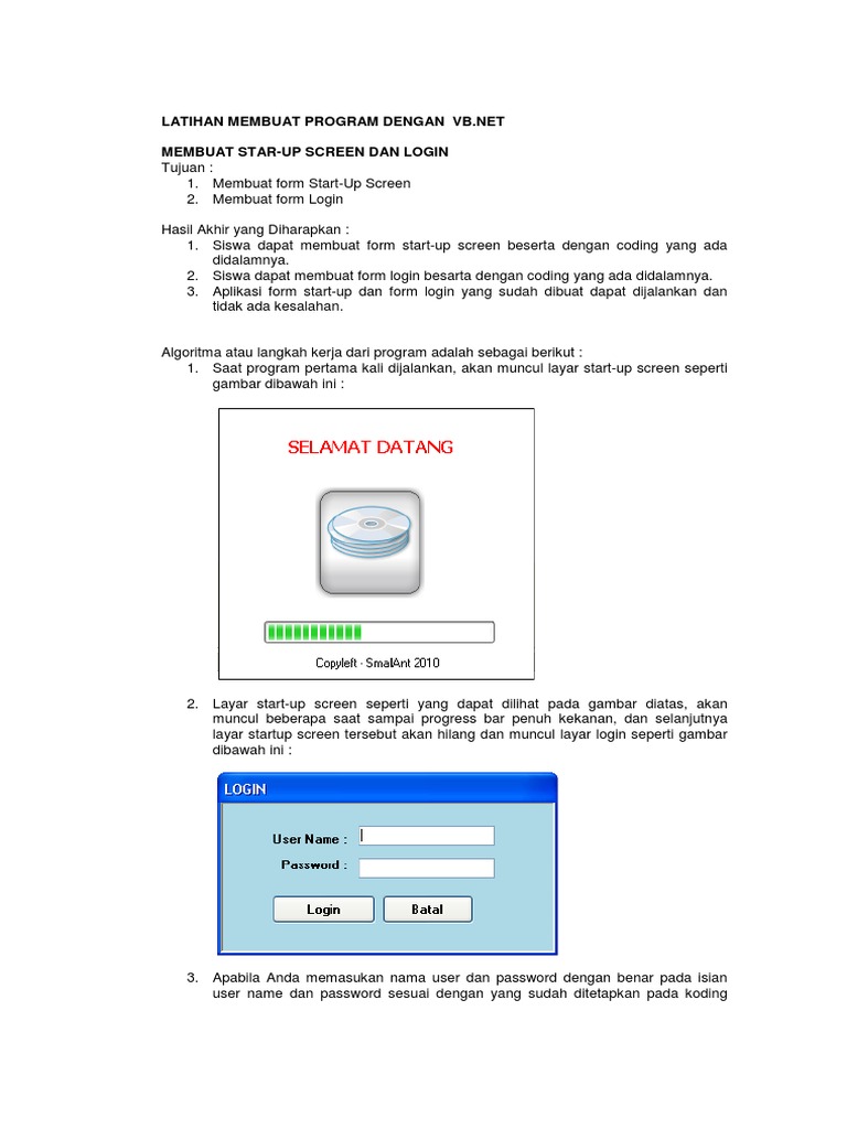 Latihan Membuat Program Dengan | PDF