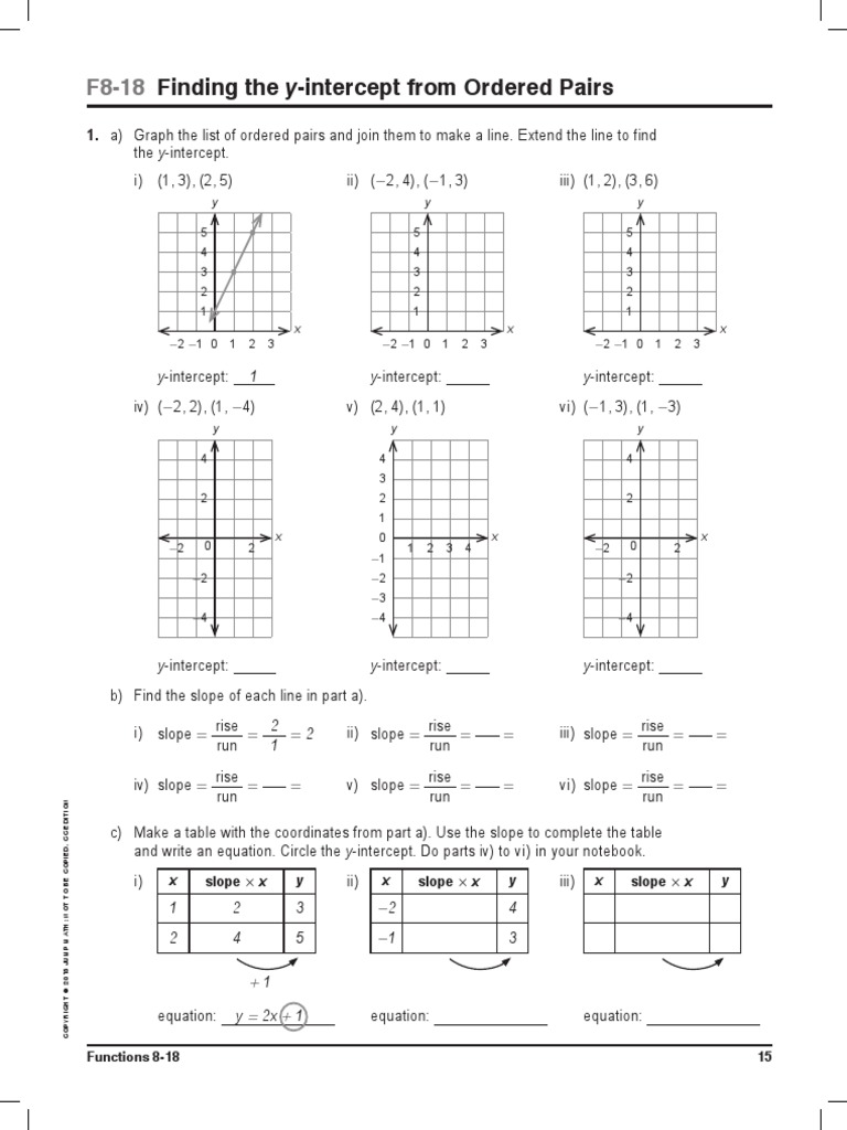 JUMP Math CC AP Book 8-2 Sample F8-18 To 22 | PDF | Line (Geometry) | Speed
