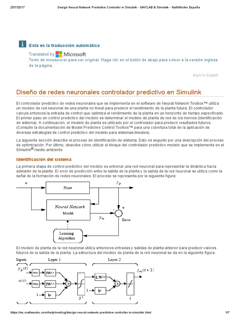 Design Neural Network Predictive Controller in Simulink - MATLAB & Simulink - MathWorks España ...