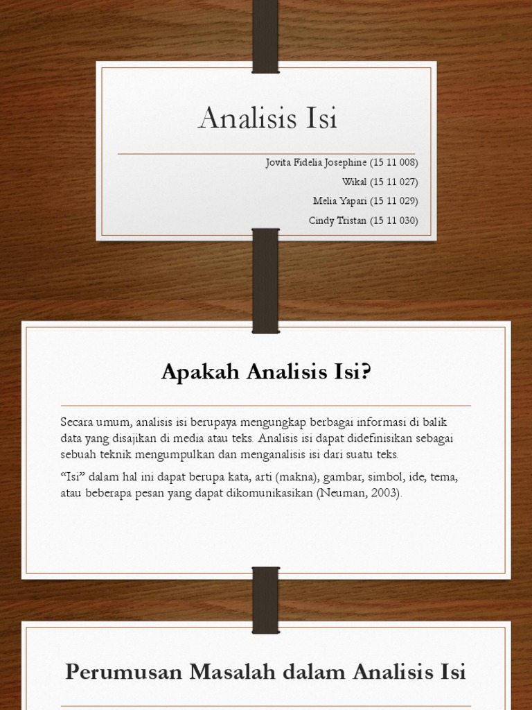 Analisis Isi | PDF
