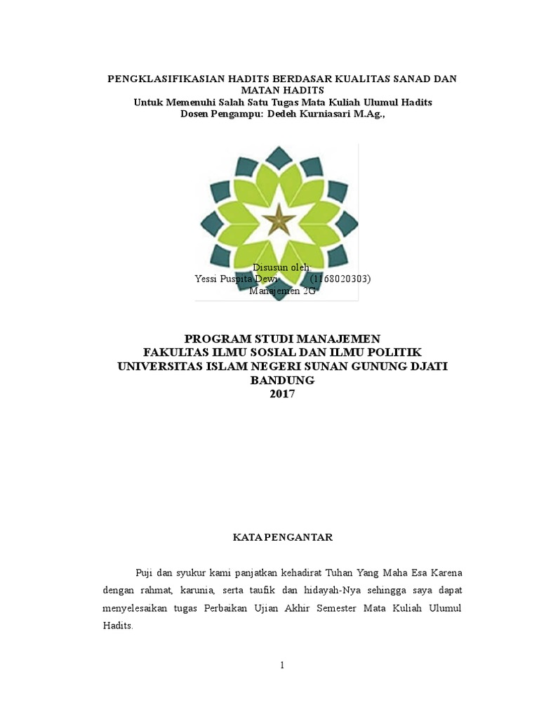 Sanad Dan Matan | PDF | Agama & Spiritualitas