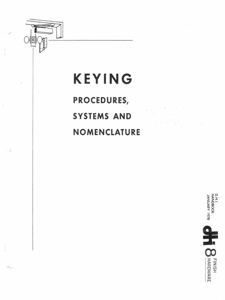 Master Keying Guideline | PDF