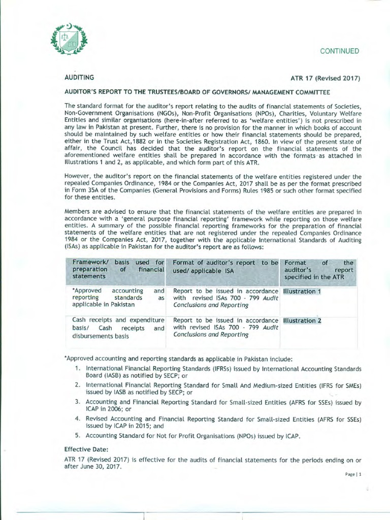 ATR 17 Revised 2017