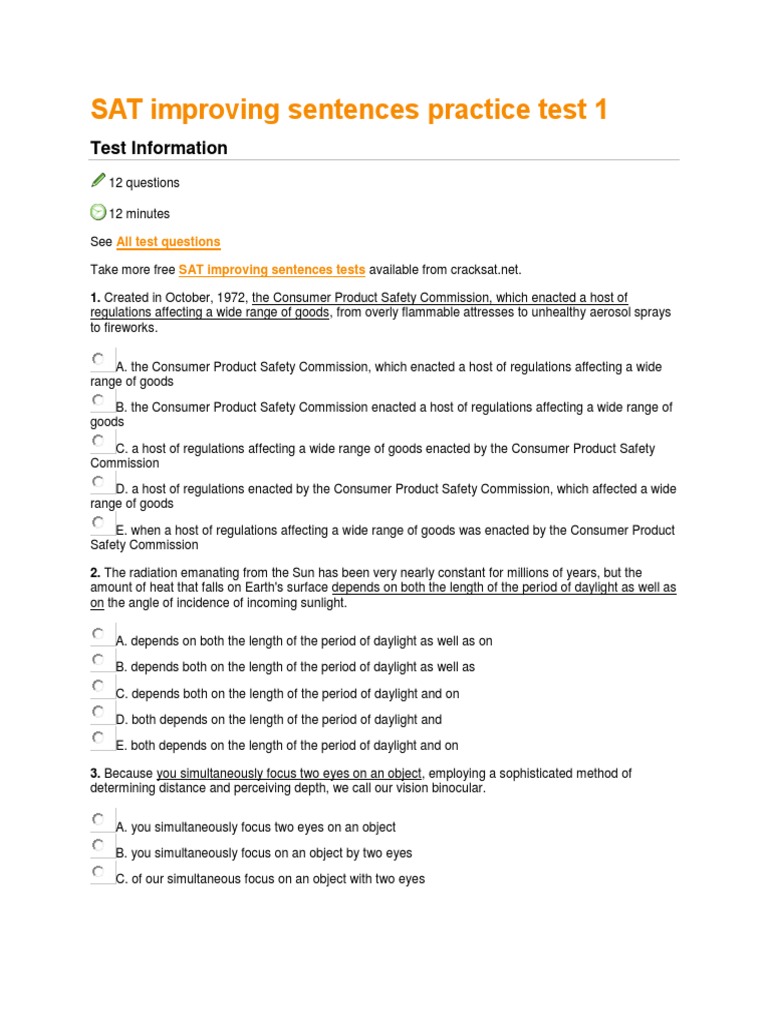 GMAT Tests | PDF | Sat | Nebraska