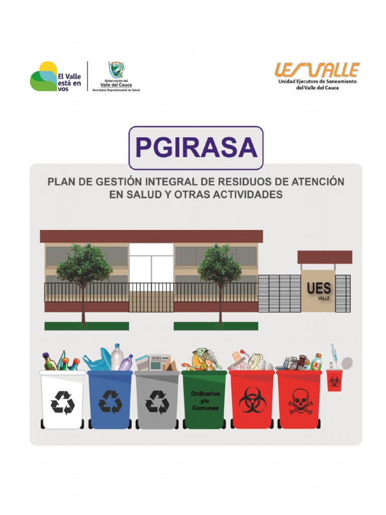 Plan Gestion Residuos Pgirasa Sep30-16 | Residuos | Saneamiento