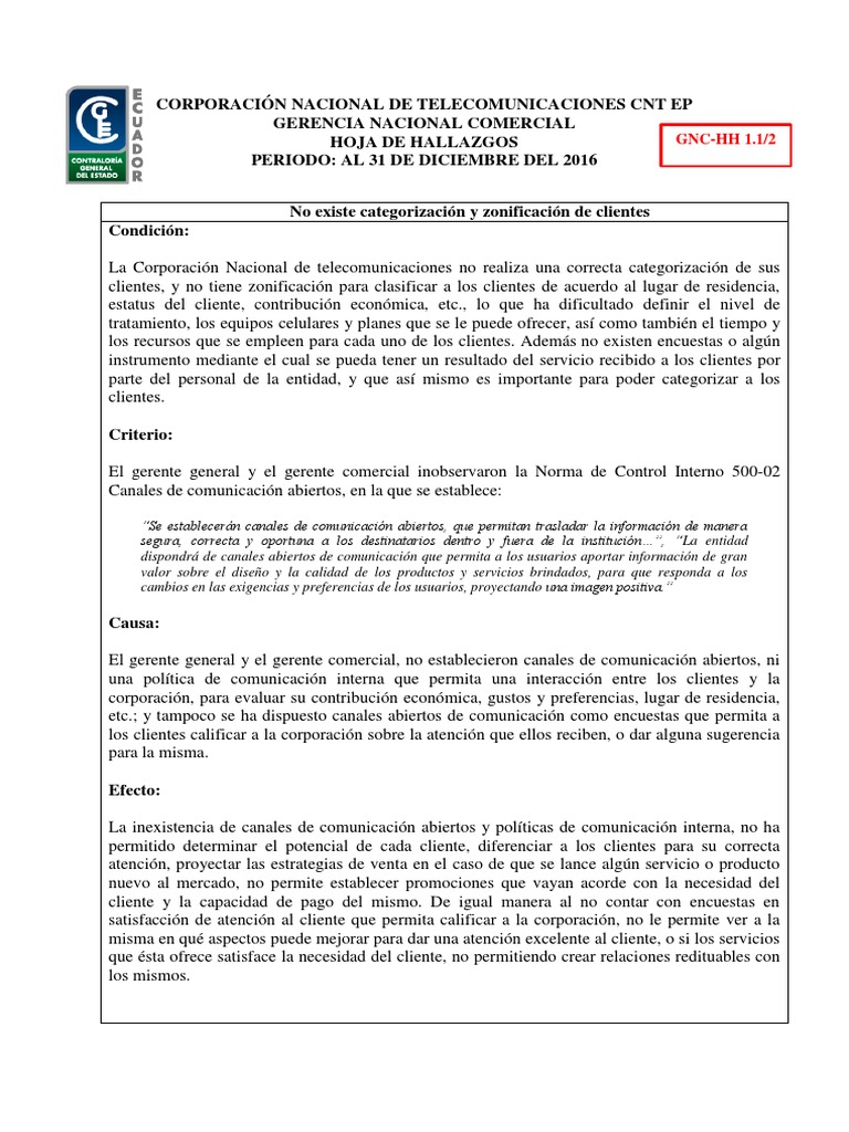 Corporación Nacional de Telecomunicaciones Cnt Ep | PDF | Presupuesto ...