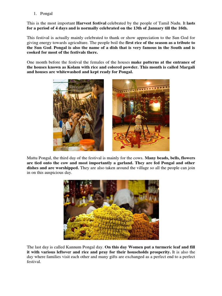 Pongal | PDF | Hindu Worship | Rituals