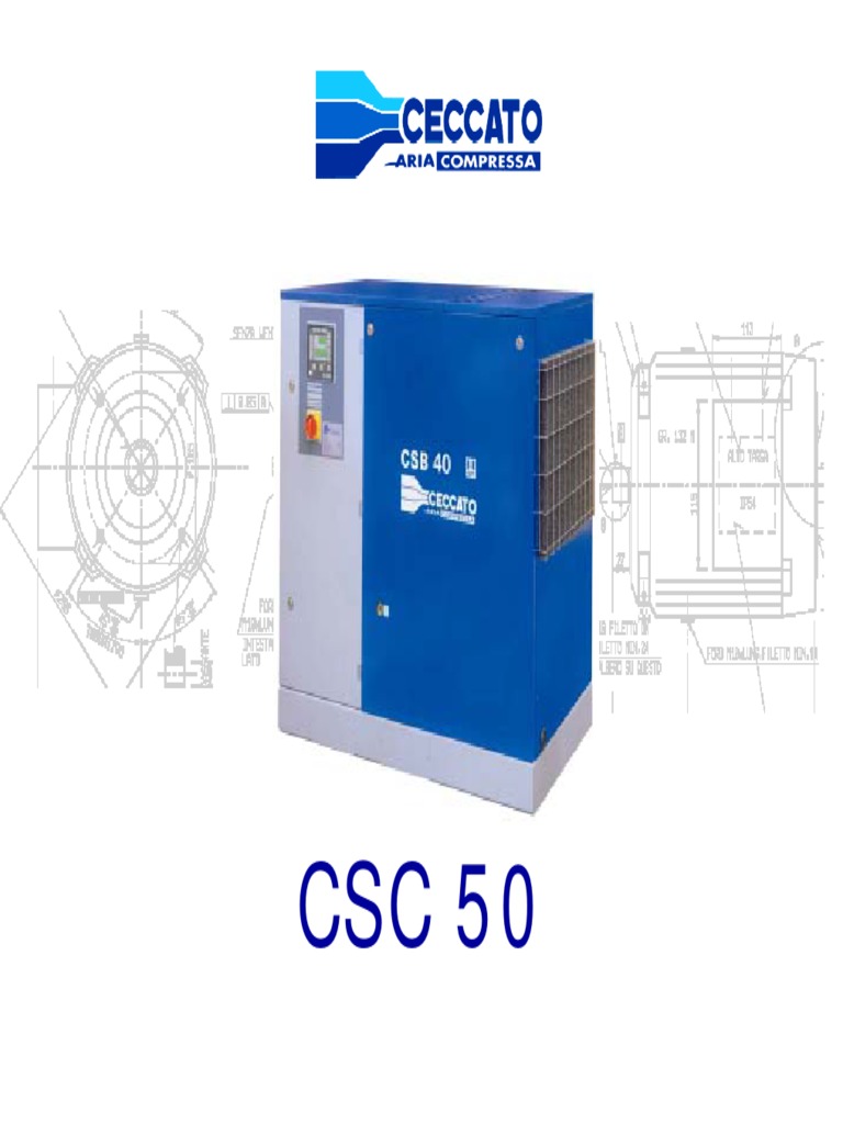 Compresor Ceccato CSC 50 ES3000 PDF | PDF | Mechanical Engineering ...