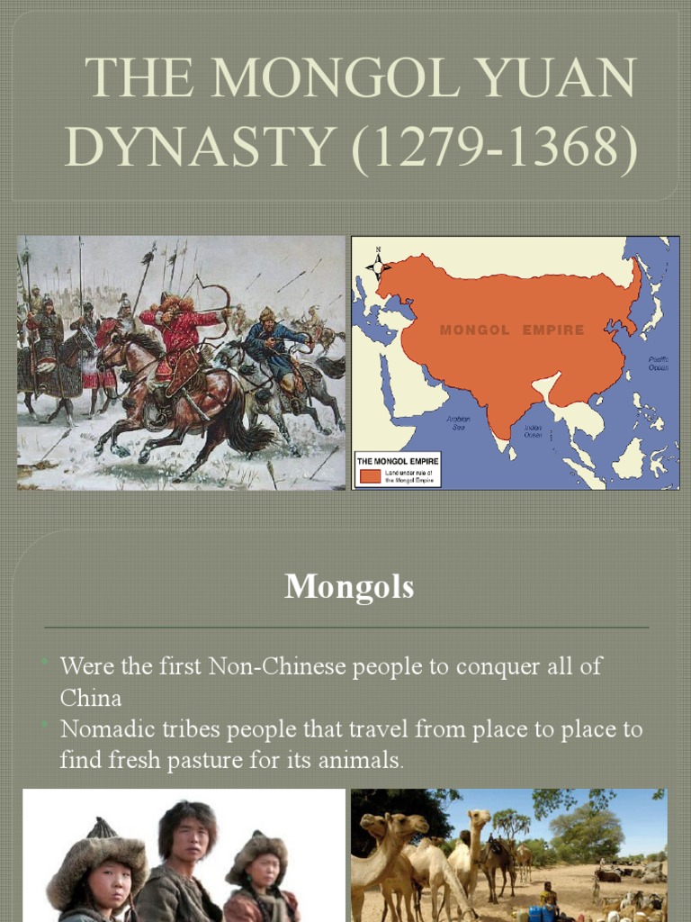 The Mongol Yuan DYNASTY (1279-1368) | PDF | Qing Dynasty | Mongolian People
