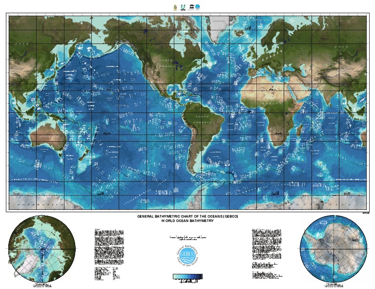 Gebco World Map 2014 | PDF | Cartography | Oceanography