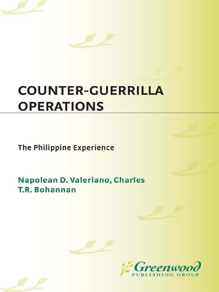 Napolean D. Valeriano, Charles T.R. Bohannan Counter-Guerrilla ...