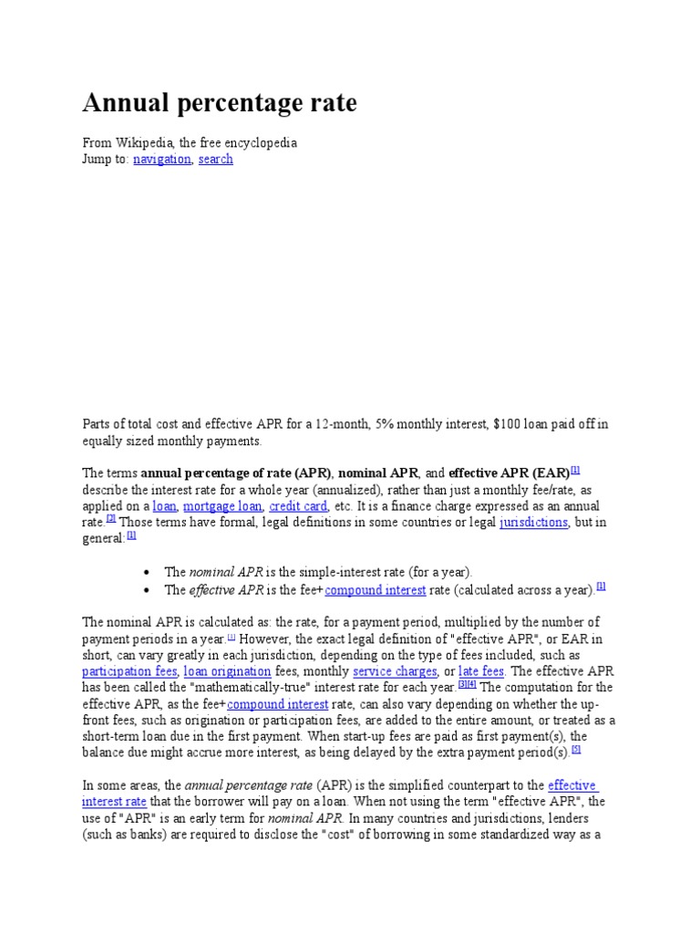 Understanding Annual Percentage Rates: Nominal vs Effective Rates ...