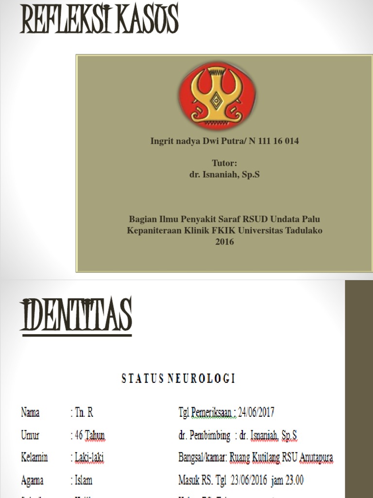 Refka Hemiparese Sinistra | PDF