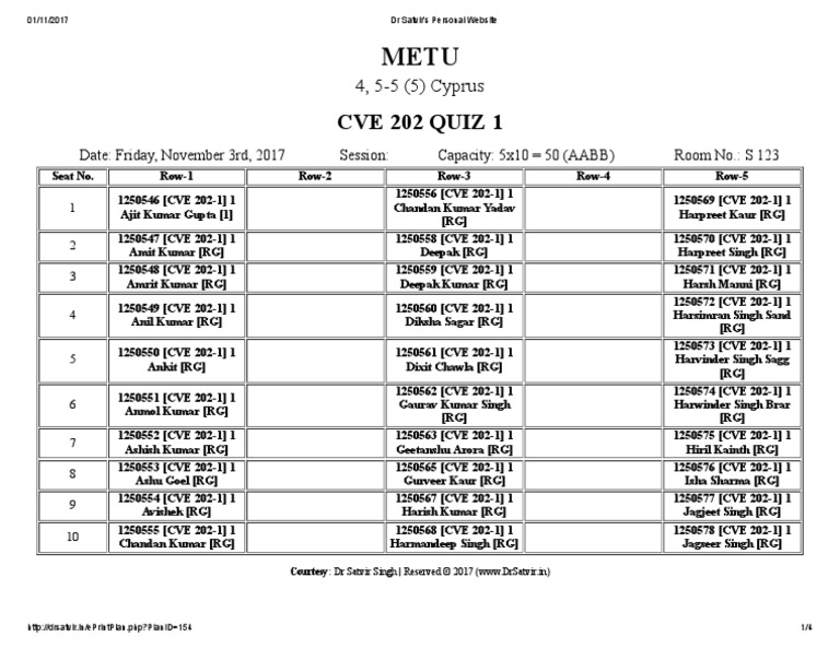 Cve 202 Quiz 1: 4, 5-5 (5) Cyprus | PDF