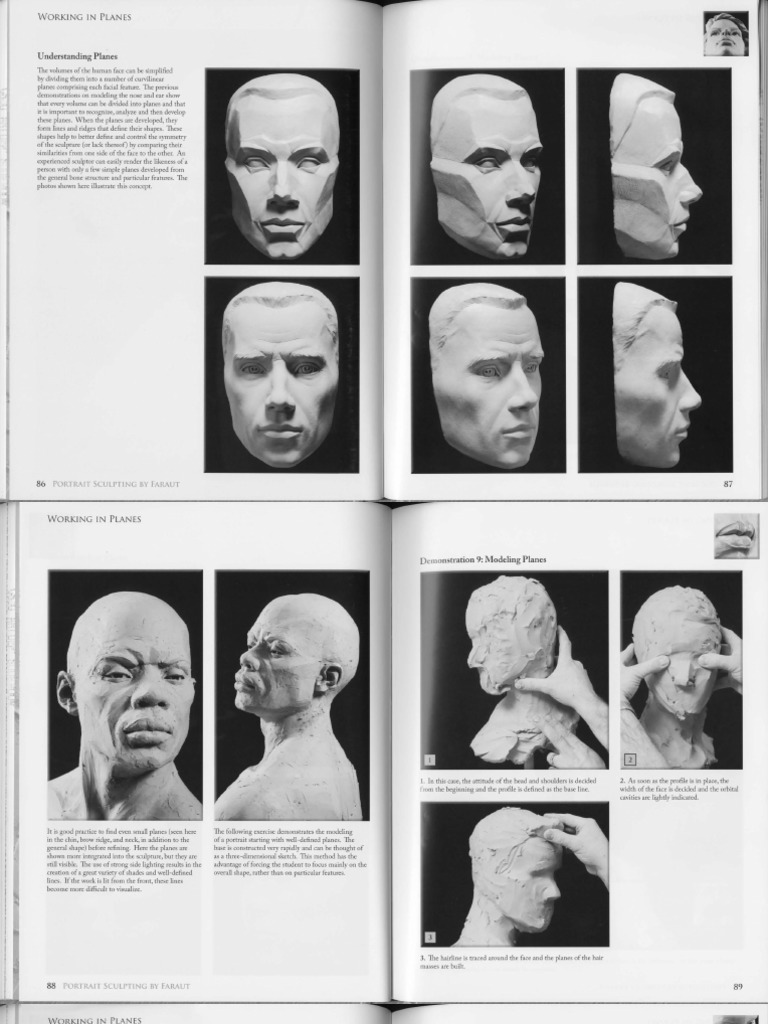 Portraitsculpting Planes Pdf Sculpture Lip