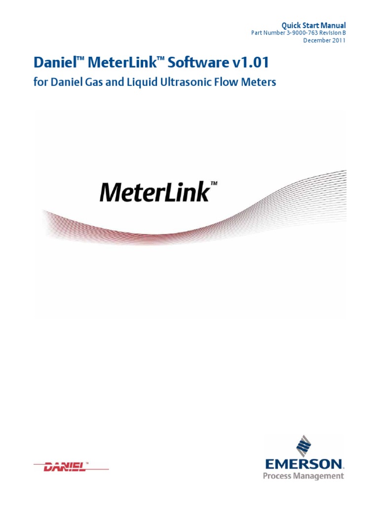 Daniel MeterLink Quick Start Manual, 3-9000-763 Rev B PDF | PDF ...