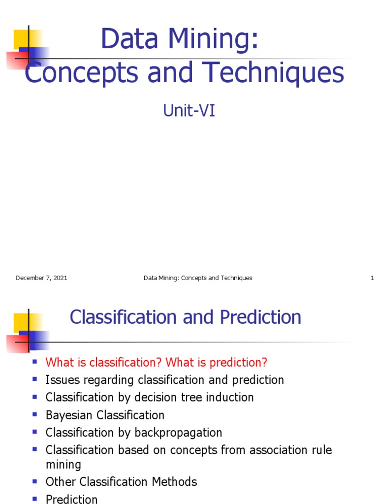 A Data Mining Query Language Pdf Statistical Classification Prediction