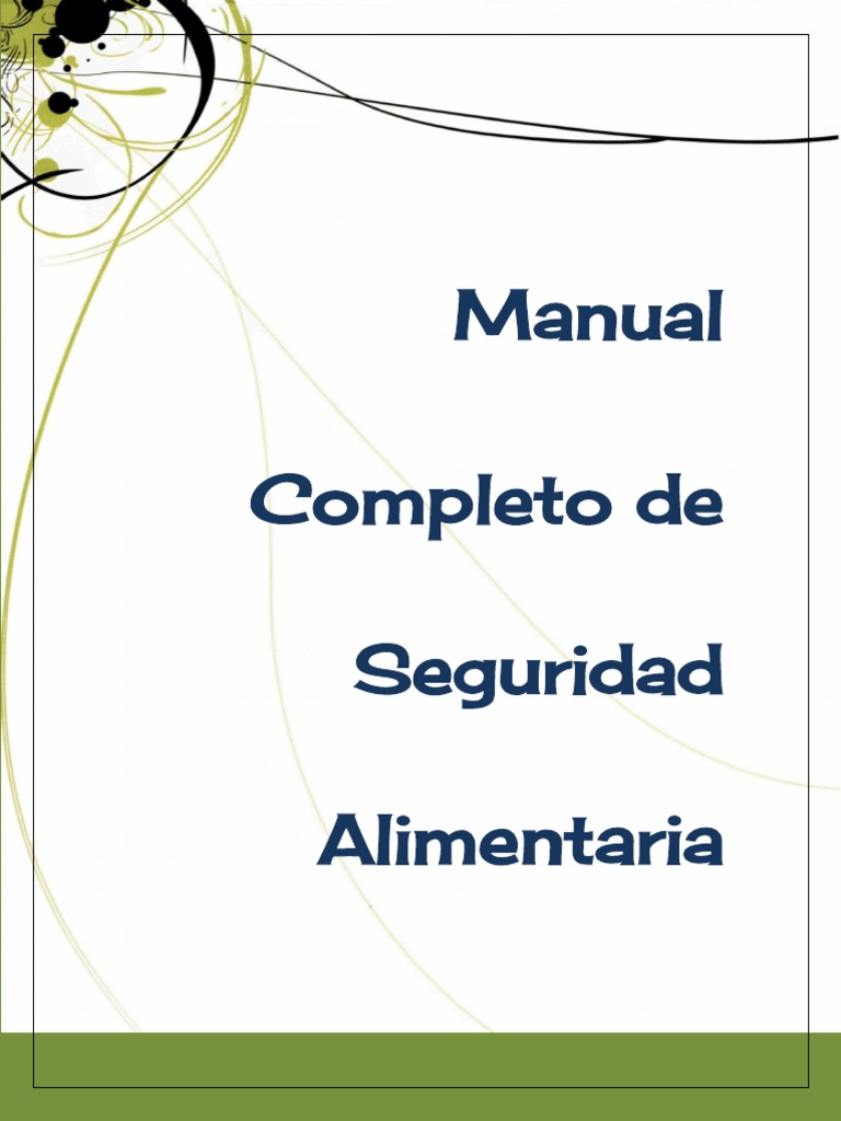 Manual Completo de Seguridad Alimentaria PDF | PDF | Organización de Comida y Agricultura ...