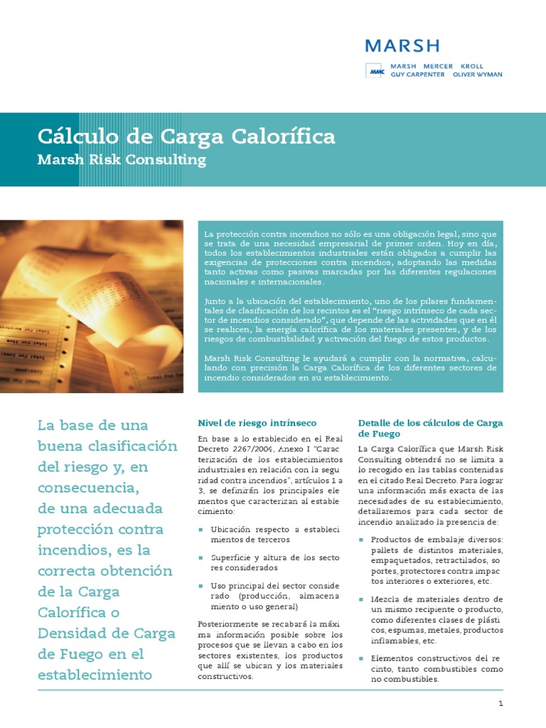 Cálculo de Carga Calorífica en Incendios | PDF | Propiedad intelectual ...