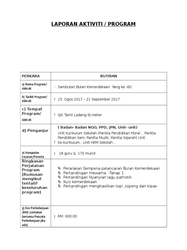 Laporan Unit Hem | PDF