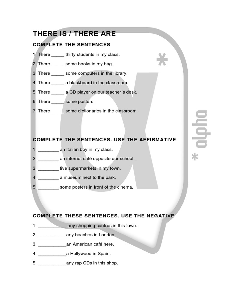 There Is There Are - 5º Ano