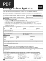 QBCC Form 43 Waterproofing Certificate | PDF | License