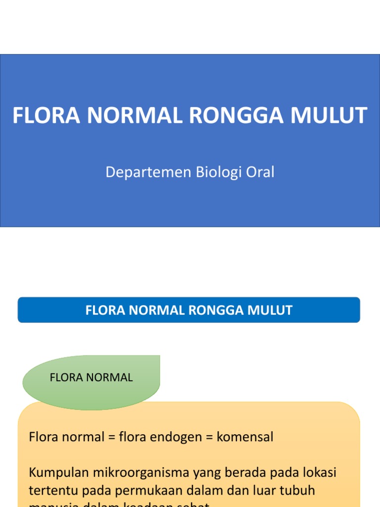 Flora Normal | PDF