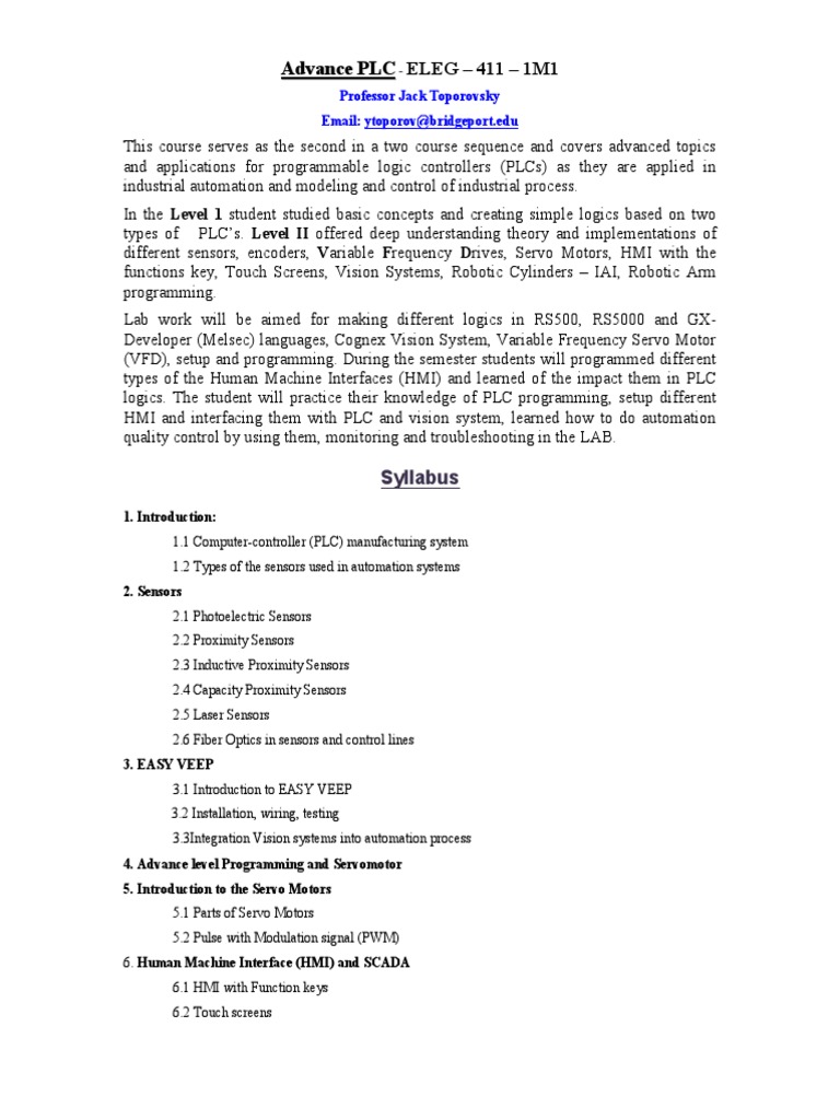 Advance PLC | PDF | Programmable Logic Controller | Automation