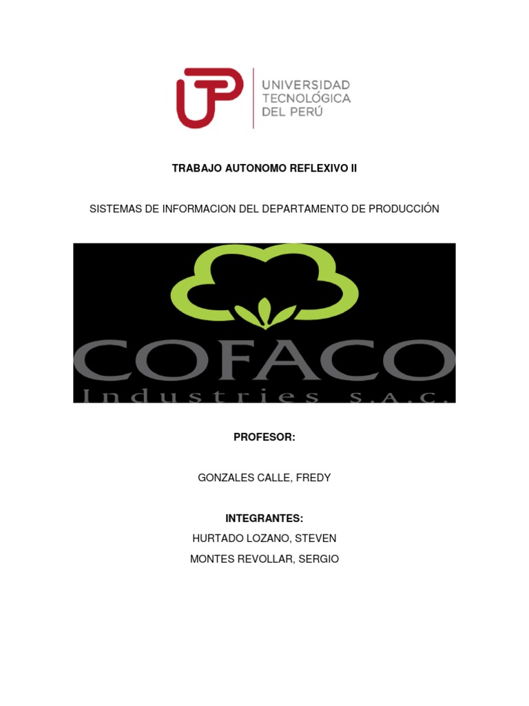 Cofaco Industries S | Toma de decisiones | Calidad (comercial)