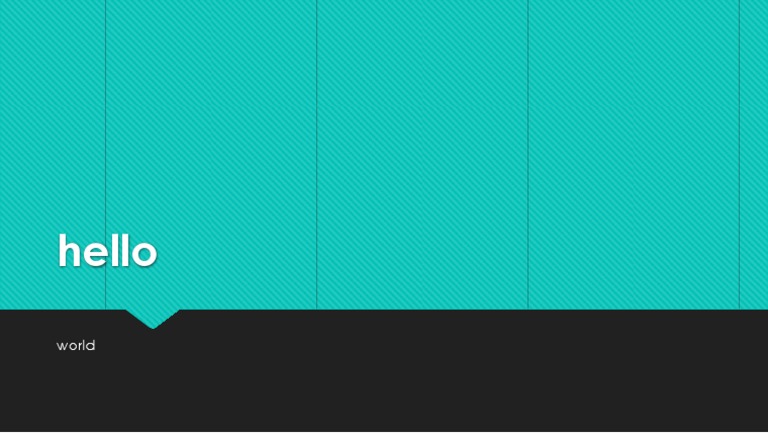 Hello World Introduction Guide | PDF