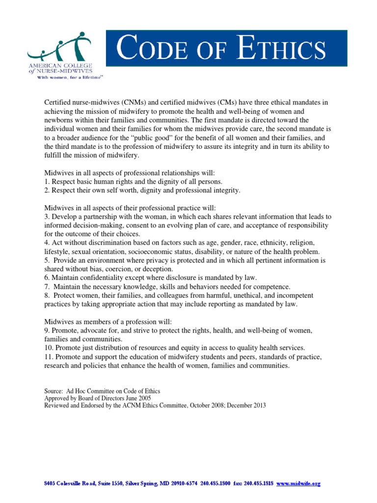 Code of Ethics | PDF