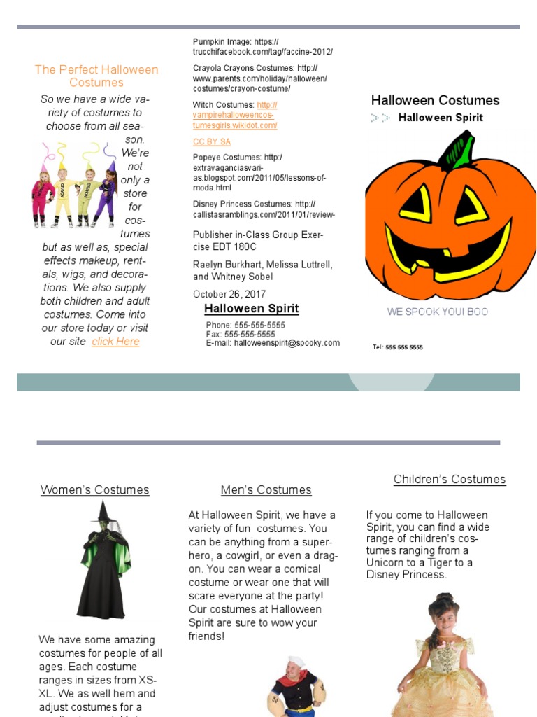 The Perfect Halloween Costumes | PDF | Clothing