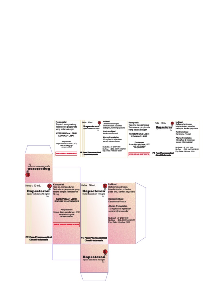 Kemasan Testosteron | PDF