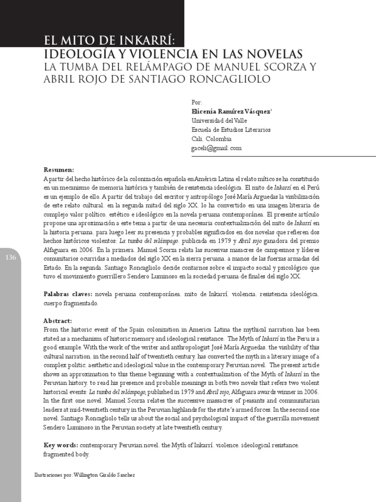 El Mito de Inkarrí. La Tumba Del Relámpago - Abril Rojo | PDF | Imperio ...