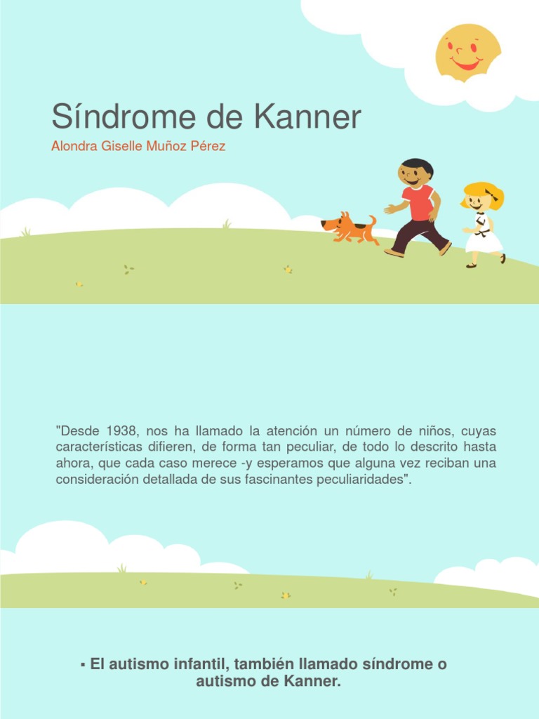 Síndrome de Kanner | PDF | Autismo | Psicología anormal