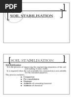 Soil Stabilization Presentation | PDF | Soil | Cement