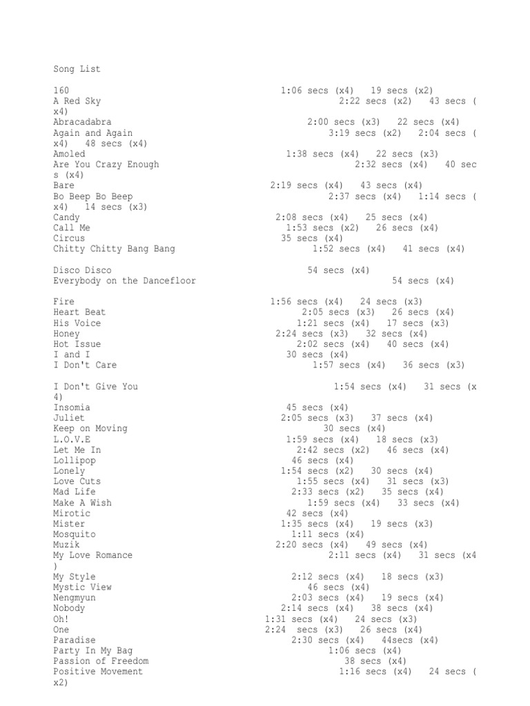 Idate Song Releases | PDF | Recorded Music | Pop Music