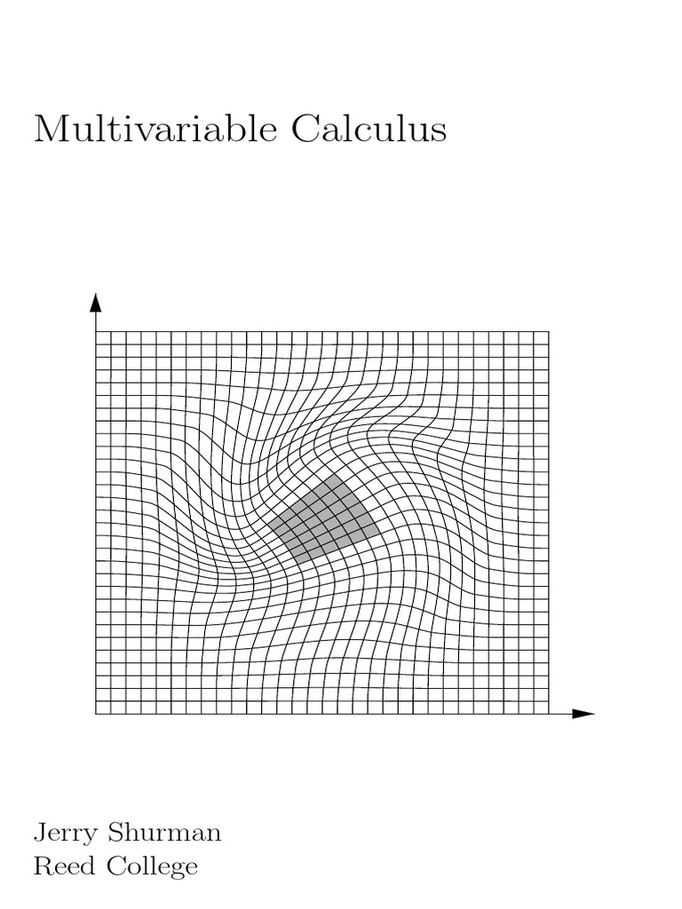 Multivariable Calculus - J Shurman PDF | PDF | Integral | Curve