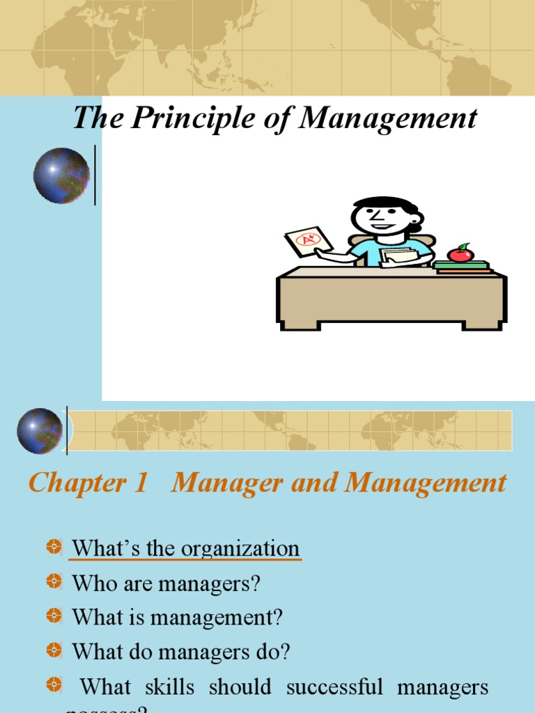 The Principle of Management | PDF | Goal | Business